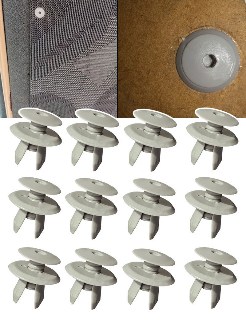50 Stuks Auto Fastener Trim Panel Lining Clips Gri... – Grandado