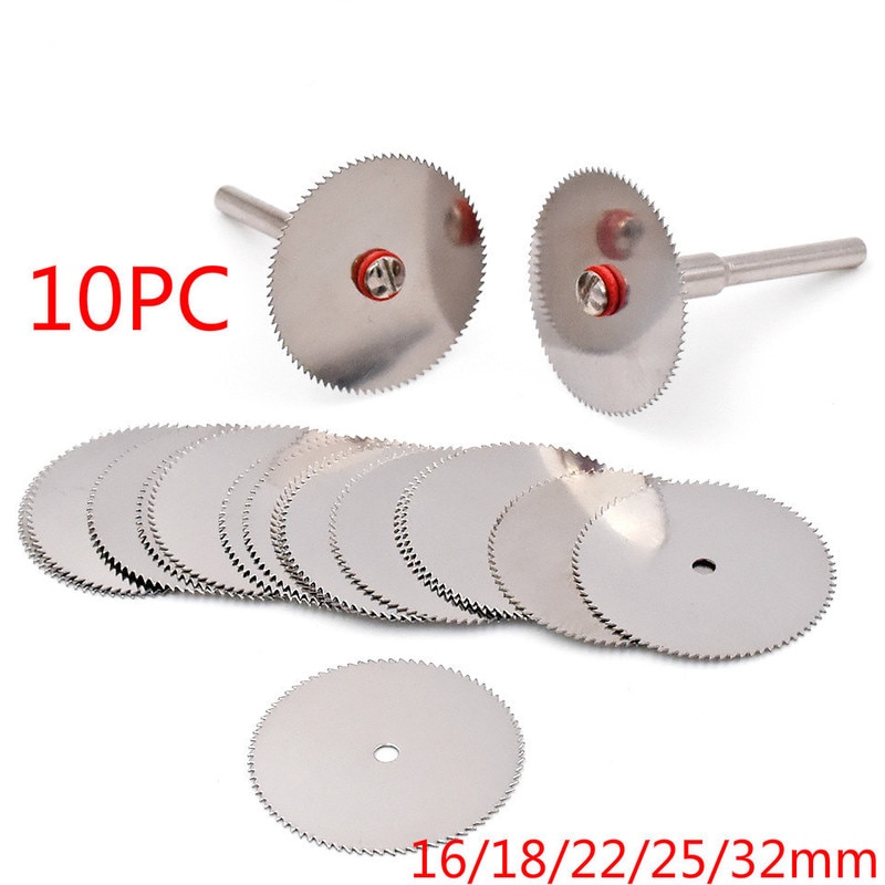 10Pcs/set Stainless Steel Slice Metal Cutting Disc... – Vicedeal