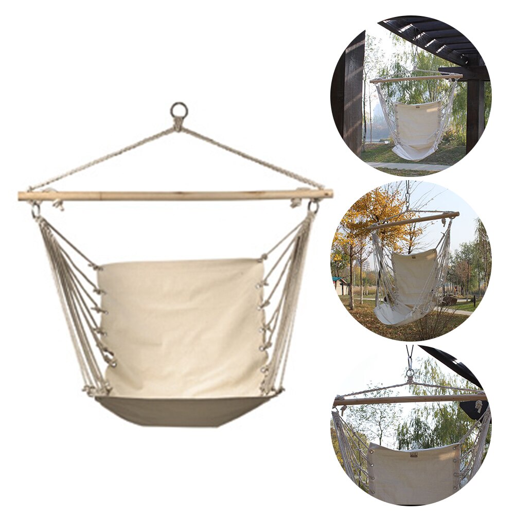 Portable Travel Camping Hanging Hammock Rope Chair... – Vicedeal