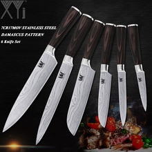 XYj Ultra-thin Blade Kitchen Knives Set 3.5~8 Inch... – Grandado