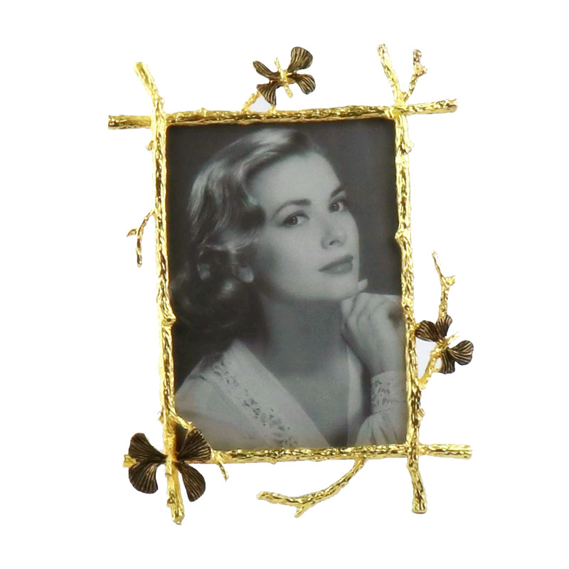 7/6 Inch Vintage Gold Photo Frame European Electro... – Vicedeal
