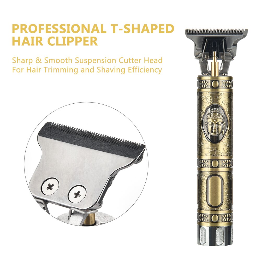 Hair clipper T Carving Barber Haircut Cutter Elect... – Grandado