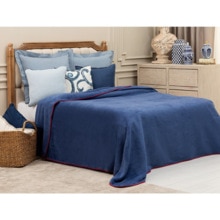 Madame Coco Étoile Double Plain Cotton Blanket - L... – Vicedeal