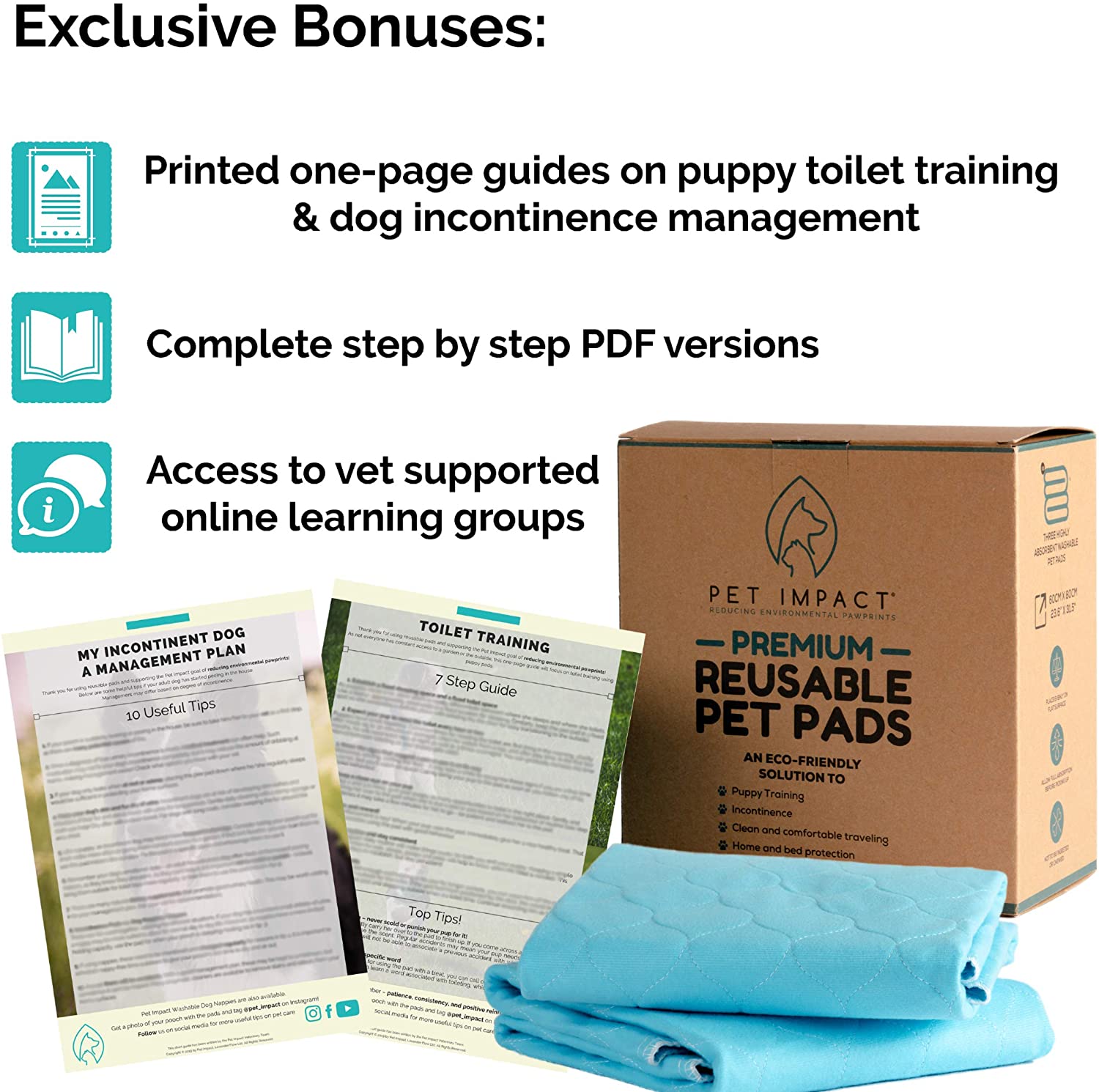 Dog Pee Mats, XL Premium Washable Puppy Training P... – Vicedeal