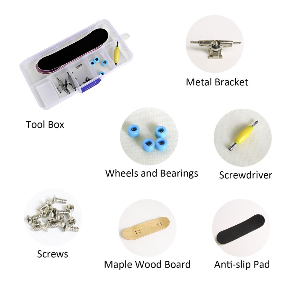 Wooden Finger Skateboard Complete Mini Fingerboard... – Grandado