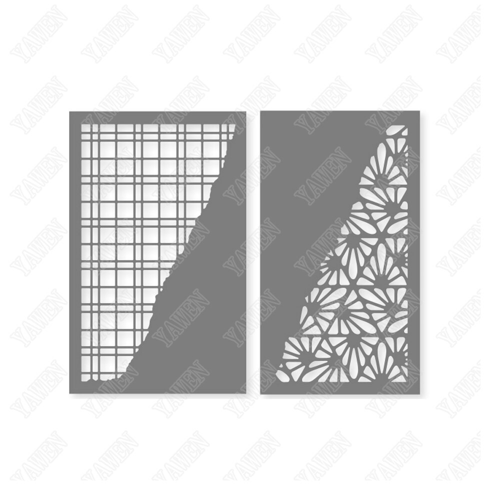 Grid Pattern Metal Cutting Dies Scrapbooking Card ... – Grandado