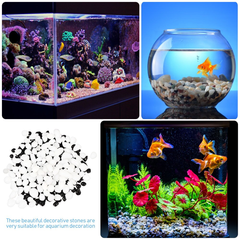 1 Set Fish Tank Landscape Colored Stone Aquarium T... – Grandado