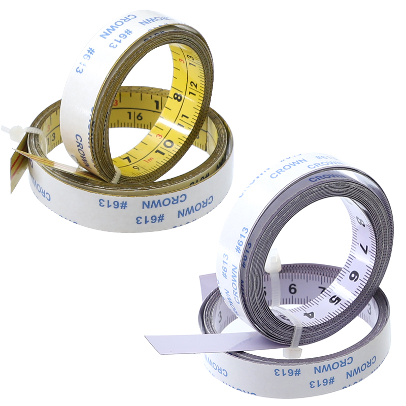 Zoll & Metric Selbst Klebeband Messen Stahl Gehrun... – Grandado
