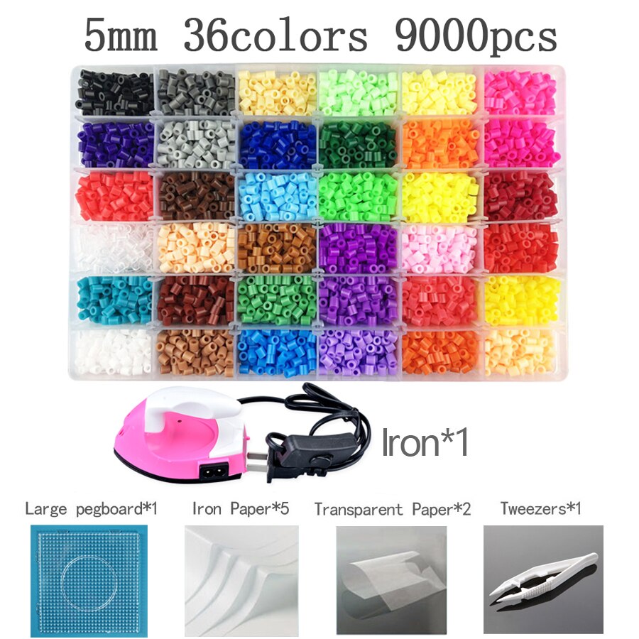 2.6mm/5mm Hama Beads Contains tool Iron Beads Perl... – Grandado