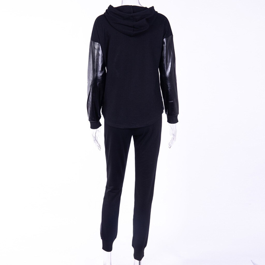 Two Pieces Autumn Winter Short Sport Gym Suits Wom... – Grandado