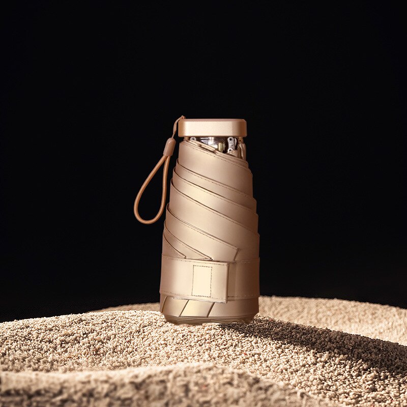 Mini Telefoon Paraplu Titanium Golden Super Uv Bes... – Grandado