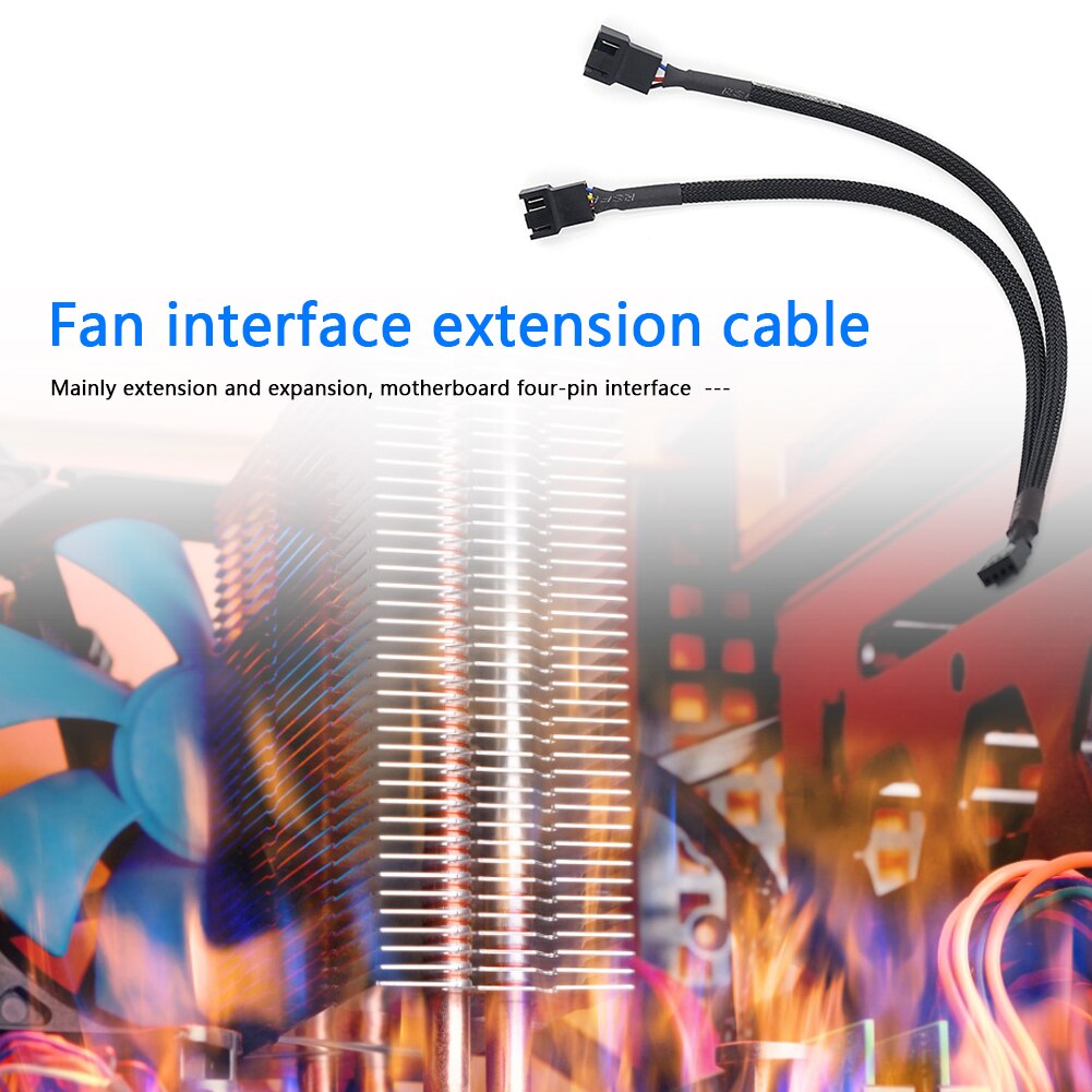 4 Pin Y Splitter Kabel 4 Pin Pwm Vrouwelijke 3/4 P... – Vicedeal