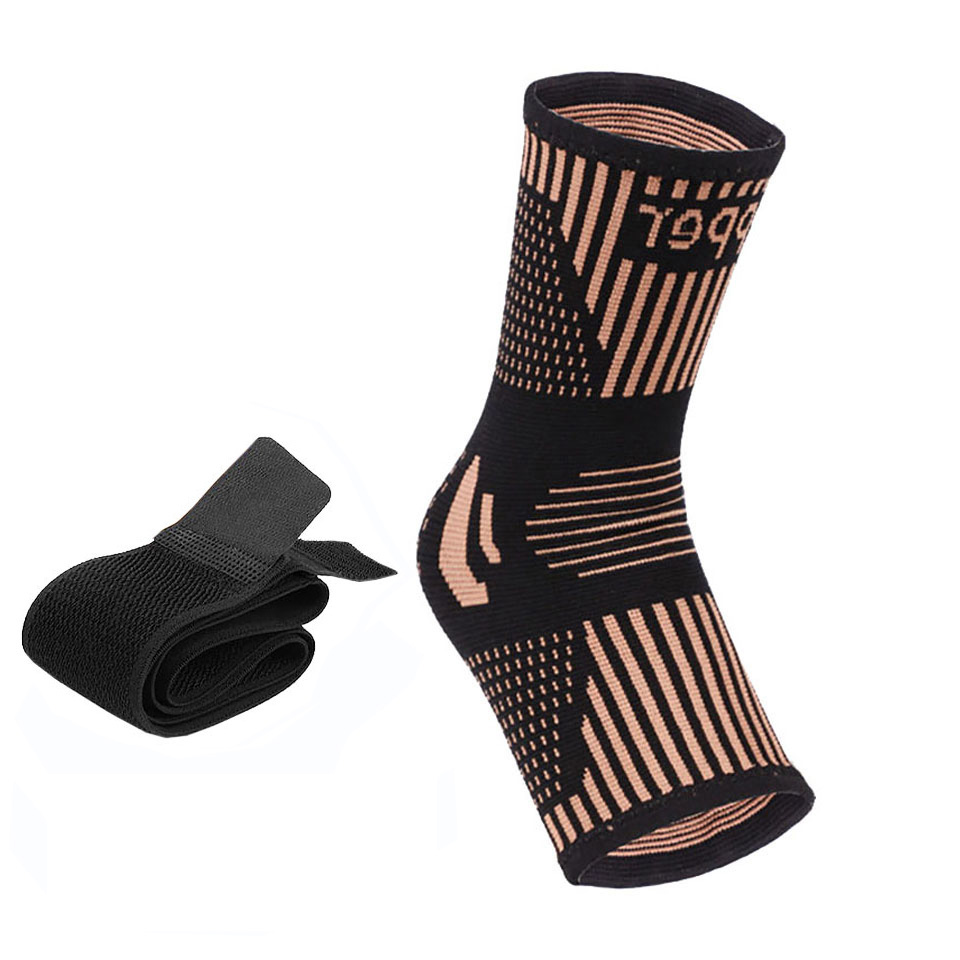 Adjustable Copper Compression Ankle Support Sleeve... – Grandado