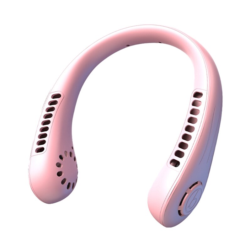 Bladeless Fan Hanging Neck Leafless Fan Rechargeab... – Grandado