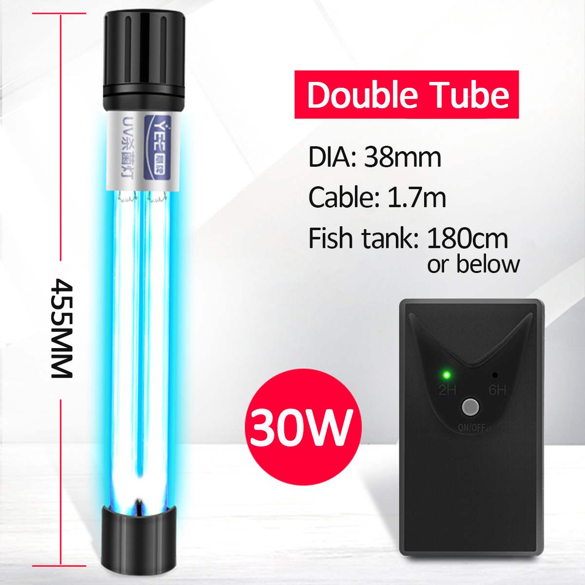 Timer Controller 20W 30W 40W Double Tube UV Germic... – Vicedeal