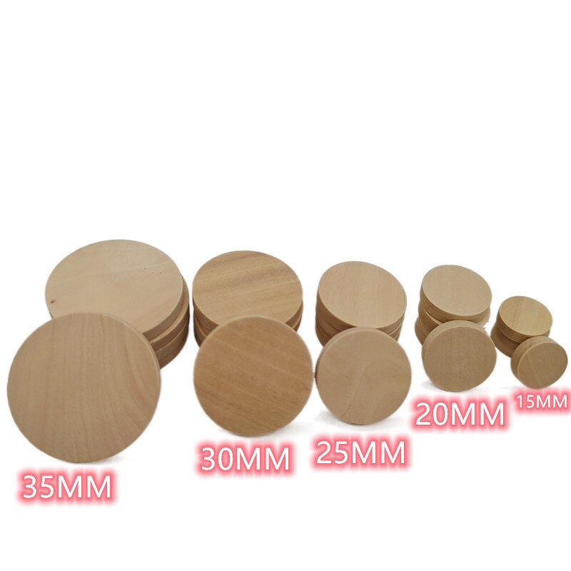 10pcs Wood Circles for Crafts Unfinished Wood Roun... – Vicedeal