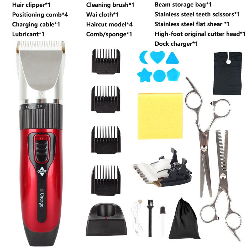 Electric Hair clipper Rechargeable Breard Trimmer ... – Vicedeal