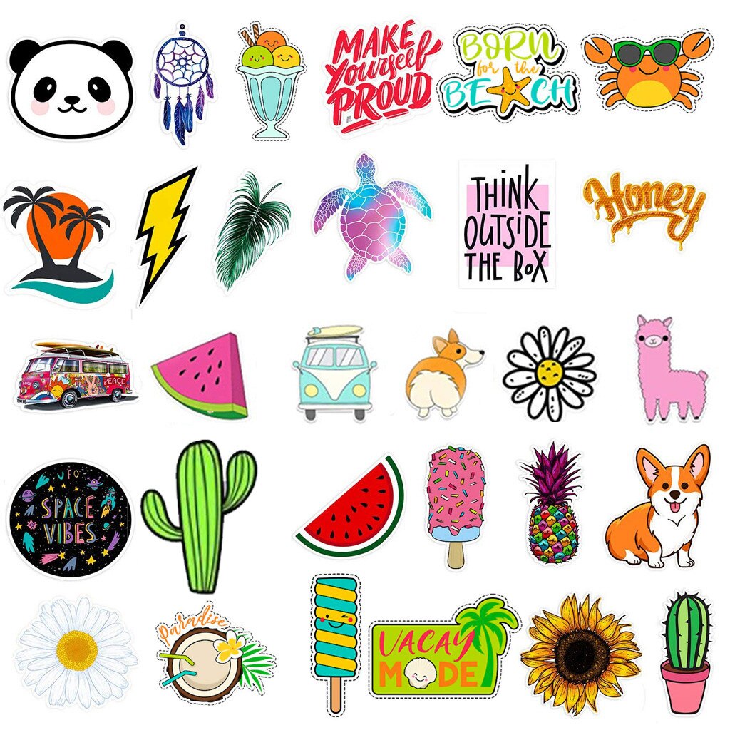 Water Bottles Stickers Computer Stickers Big Cute ... – Grandado