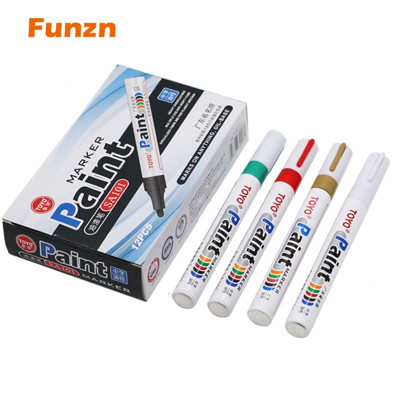 1Pcs Deli Pen Marker Pen Voor Cd Plastic Hout Papi... – Grandado