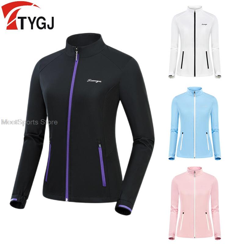 Autumn Women Golf Windbreaker Long Sleeve Sports J... – Grandado