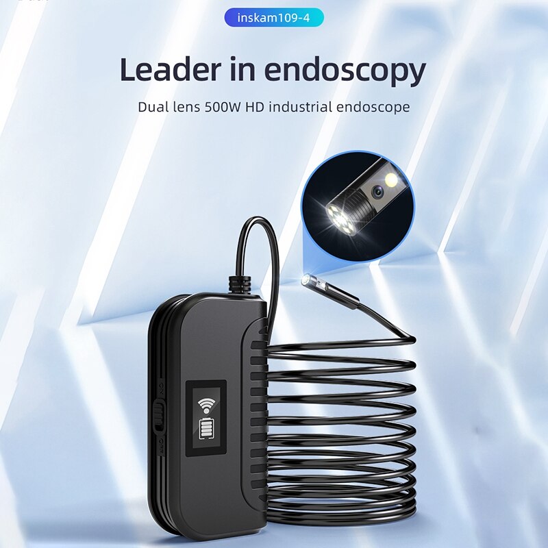 Dual Lens Borescope Wifi Endoscope Camera 8.0mm wi... – Grandado
