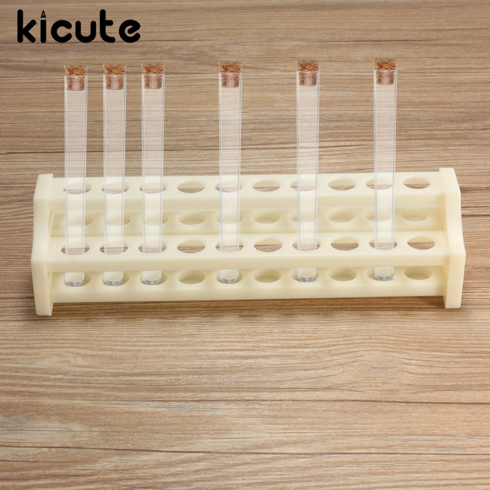 Kicute White 20Holes Laboratory Test Tube Rack Pla... – Grandado