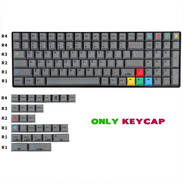 GMK Dualshot Theme Keycaps 129 Keys PBT DYE-SUB Ch... – Vicedeal