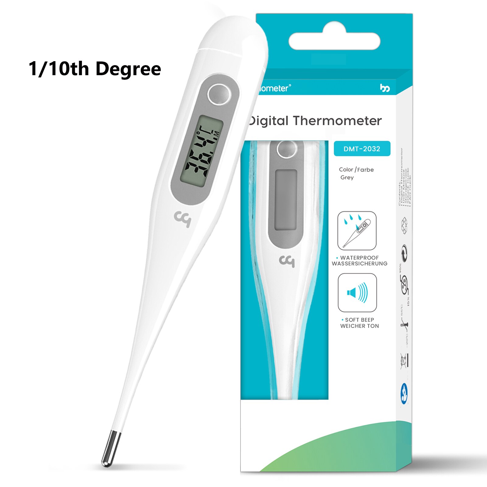 Femometer Digital Thermometer Wasserdicht Oral The... – Grandado