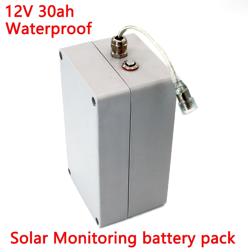 Solar Monitoring battery 12V 30ah solar street lig... – Grandado