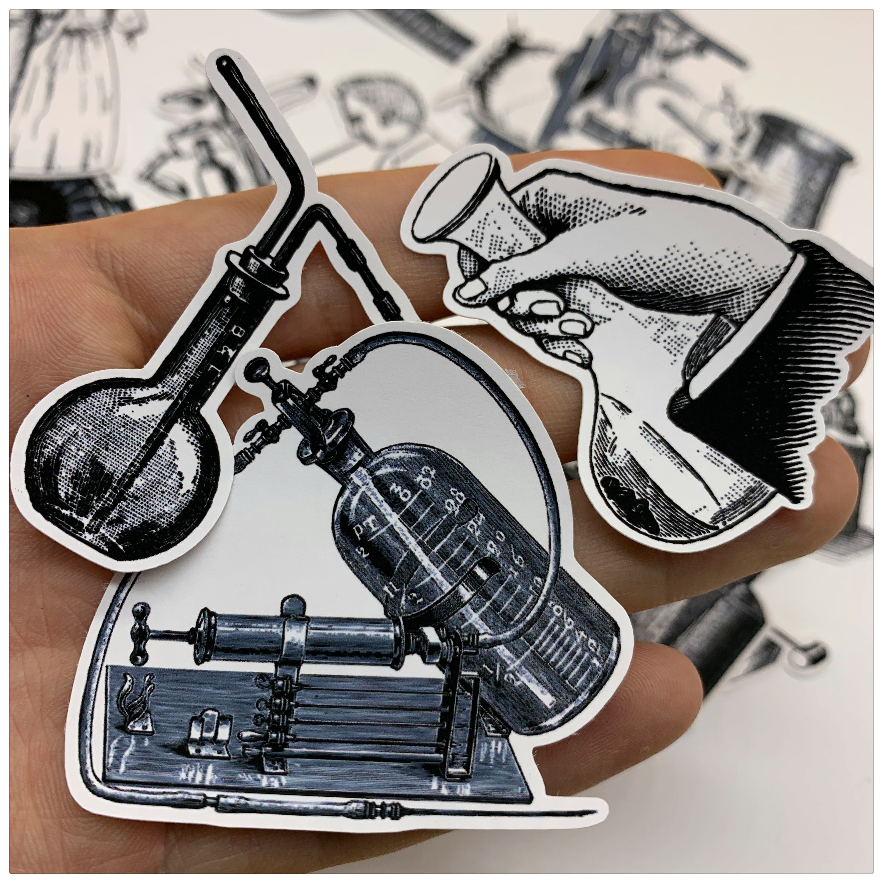 26 stks/zak Science Lab Serie Sticker DIY Scrapboo... – Grandado