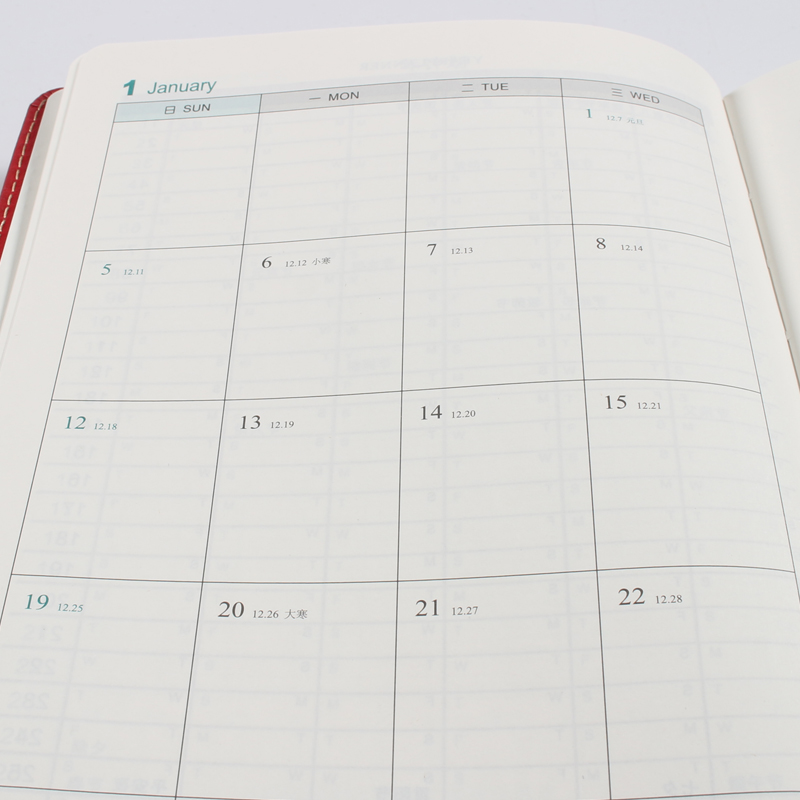 A5 Vintage Leather Notebook Agenda Weekly Planner ... – Vicedeal