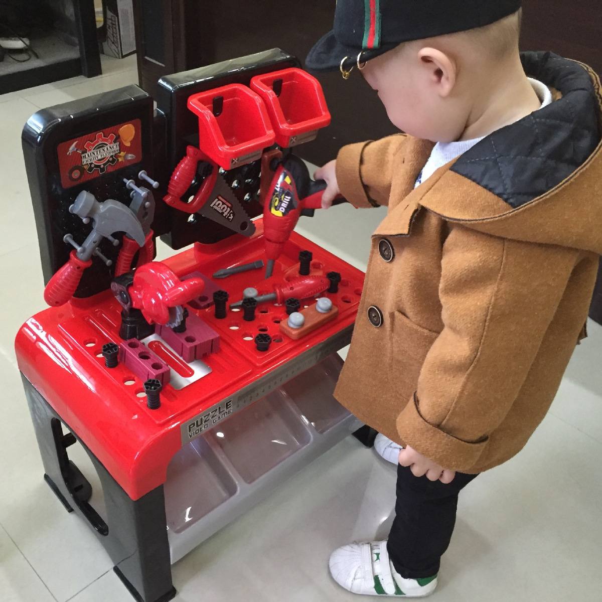 Tools Bench Play Set Tools Toys Pretend Play Work ... – Grandado