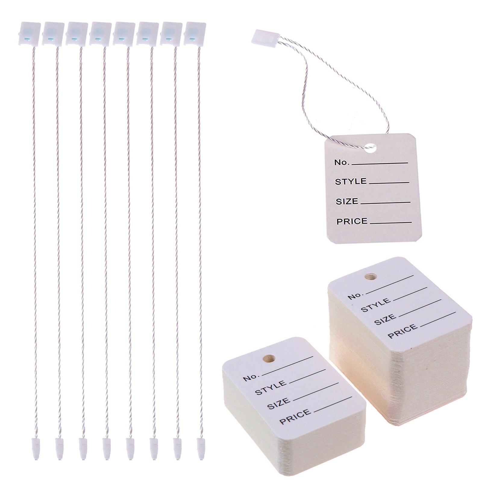 1000 Stuks Witte Markering Tags Kleding Retail Pri... – Grandado