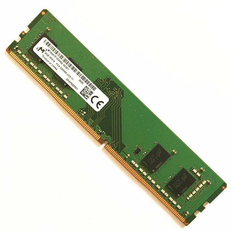 Micron DDR4 8GB RAM Memory UDIMM PC4 25900 3200MHz DDR4 8GB 1RX16 PC4