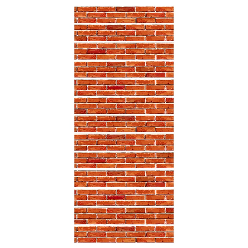 PVC wallpaper red brick wall simple 13 pieces of D... – Grandado
