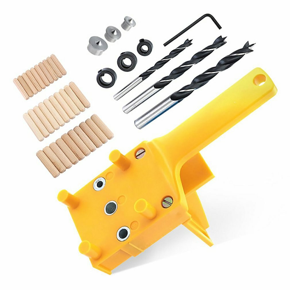 Houtbewerking Deuvel Jig Boor Gids Positionering G... – Grandado