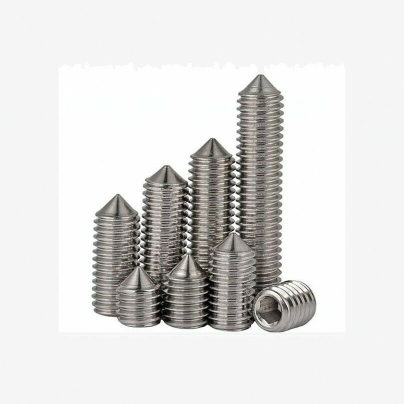 M3 316 stainless steel tapered end set screw / hex... – Vicedeal