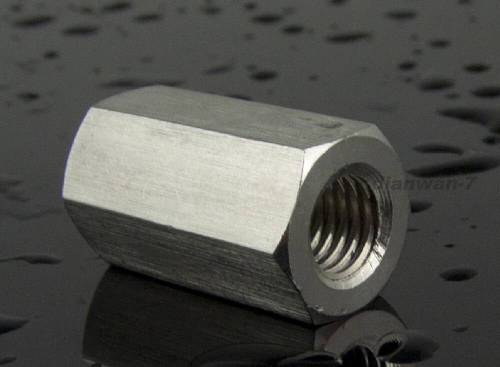 M12 304 Stainless Steel Coupling Nut, Hex Rod Coup... – Grandado