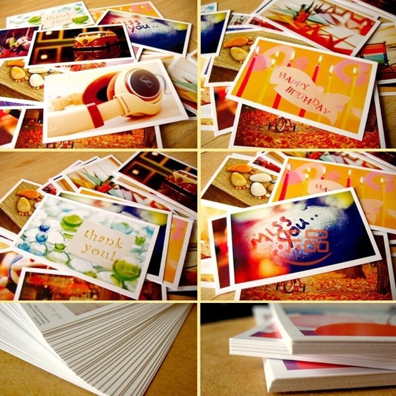 50PCS Vintage Mini Cards Set Greeting / Thank You ... – Grandado