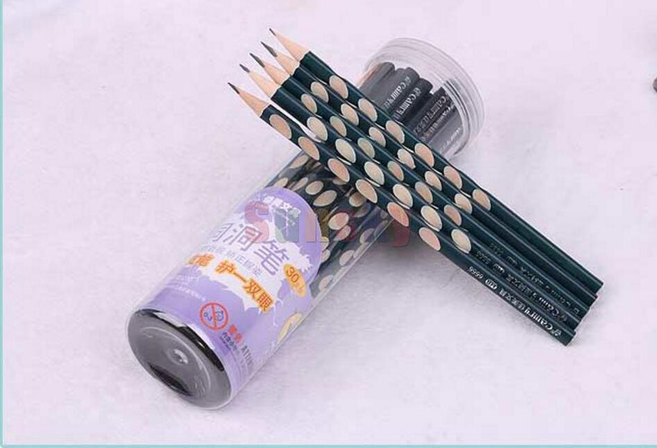 6/12/30 kid Triangular HB pencil preschool childre... – Grandado