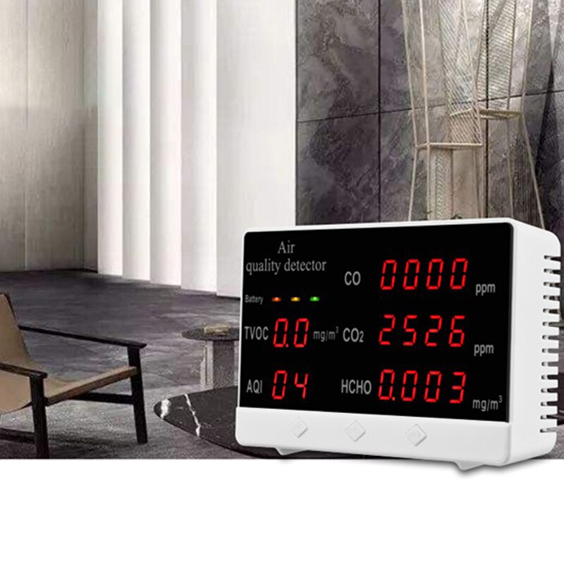 Air Tester CO CO2 TVCO AQI HCHO Tester Home Daily ... – Grandado