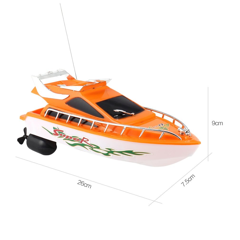 C101A Mini Radio Remote Control RC High Speed Racing Boat Speed Ship ...