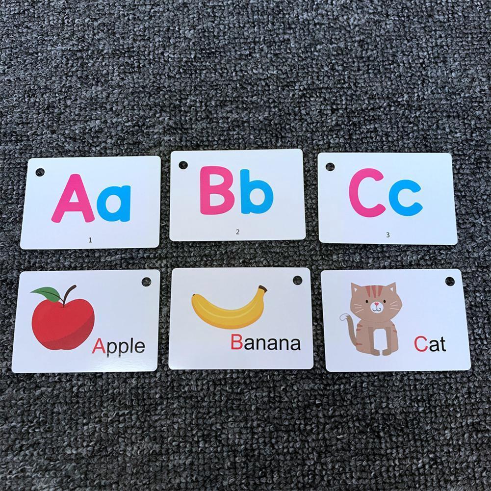 1 Set Kids English Learning Flash Card Alphabet Le... – Grandado