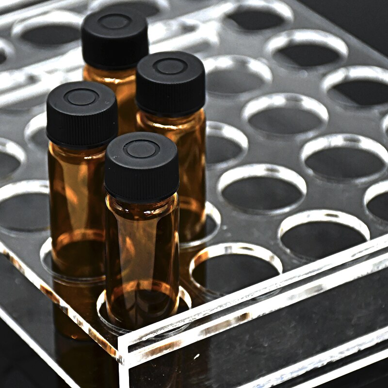 Plexiglas Rack Voor Chromatografie Flacon 20 40 60... – Vicedeal