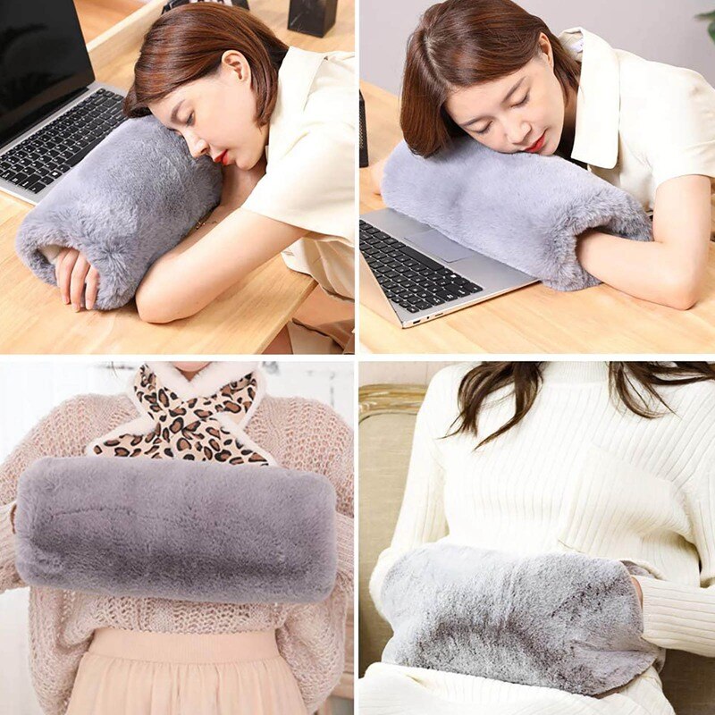 Hand Covering Winter Hand Muff Black/Gray Color Ch... – Grandado