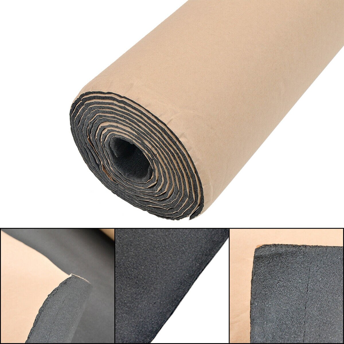 1m 3mm Roll Car Sound Proofing Motorhome Van Insul... – Grandado