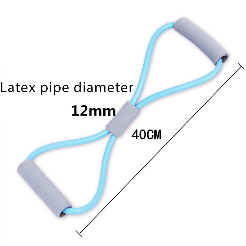 Figure 8 Elastic Rope Resistance Band Chest Expand... – Grandado