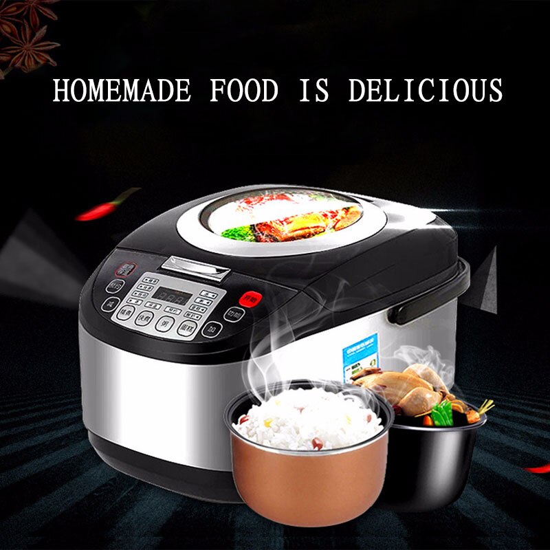 5L Rice Cooker Rises 4-6 People Large Capacity Sma... – Grandado
