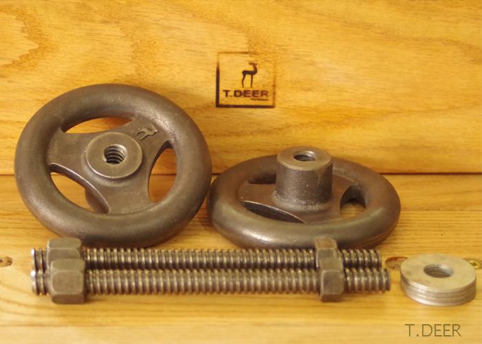 1 pair 5“ Cast iron handwheel for Moxon Vise, T.DE... – Grandado
