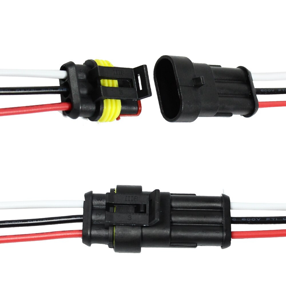 YUNPICAR 3 Pin Way Auto Waterdichte Elektrische Co... – Vicedeal